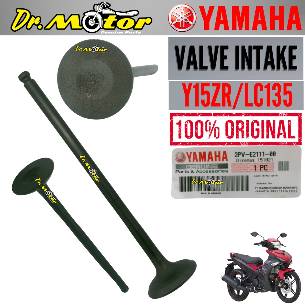 YAMAHA LC135 Y15ZR LC 135 Y15 VALVE EXHAUST INTAKE BAR VAR EX IN MINYAK ...