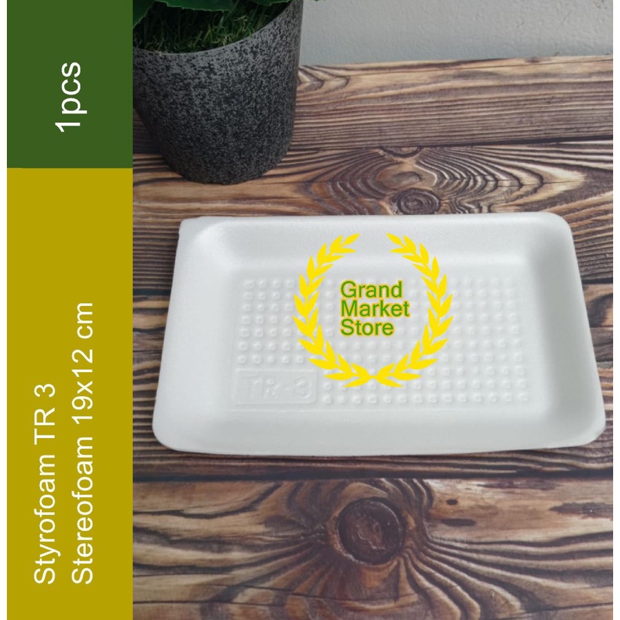 Foam Tray TR-3 Styrofoam Fruit / Meat Tray TR 3 / TR3 / Styrofoam ...