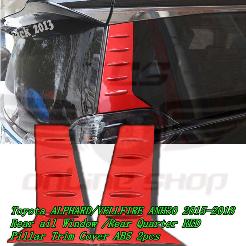 Toyota Alphard / Vellfire 30 Series 2015-2021 Rear Window Pillar Trim ...
