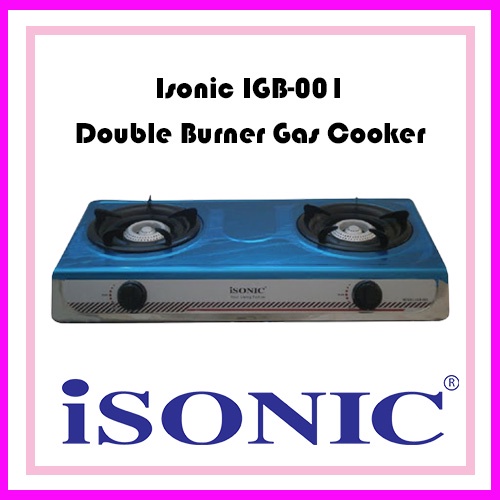 [BUBBLE WRAP] ISONIC Gas cooker Stainless Steel Gas Cooker IGB-001SS ...