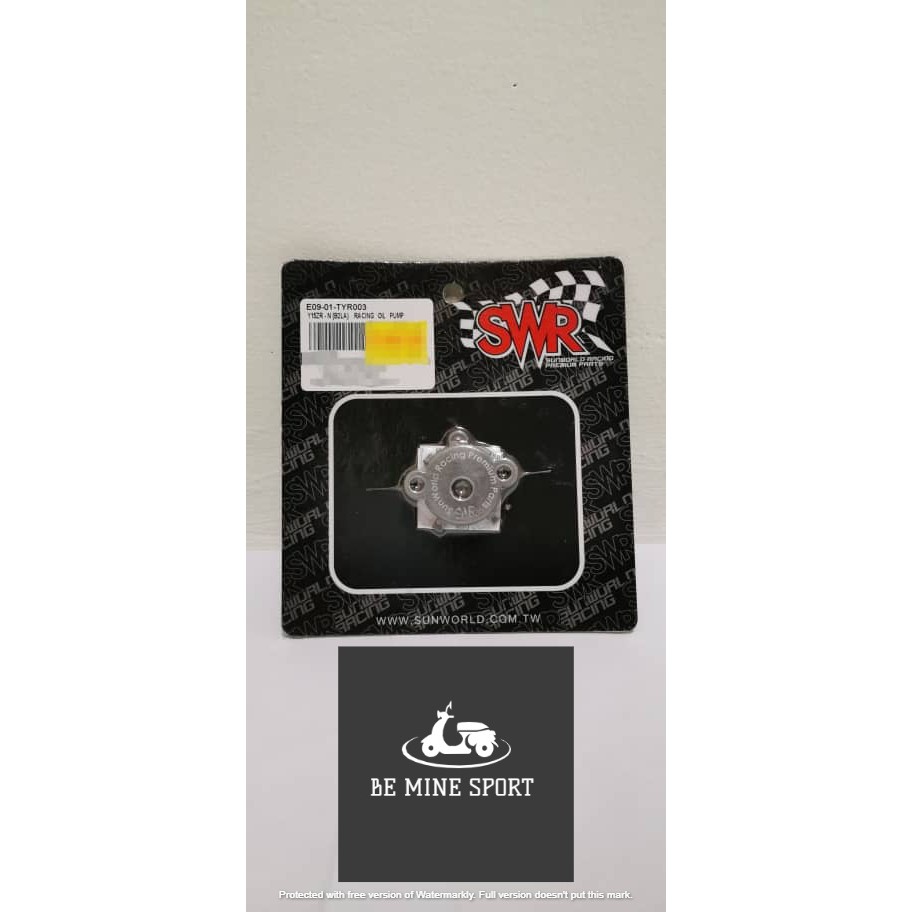 (B-11)SWR RACING OIL PUMP - YAMAHA Y15ZR V2 | Shopee Malaysia