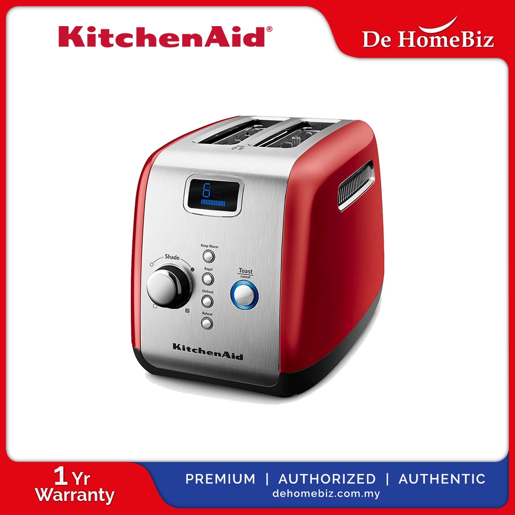 Kitchenaid 5KMT223 2 Slice Automatic Electric Toaster (Empire Red ...
