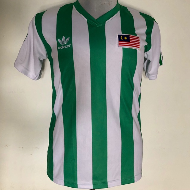 Jersey Retro Malaysia 1986/1987 (Green) | Shopee Malaysia