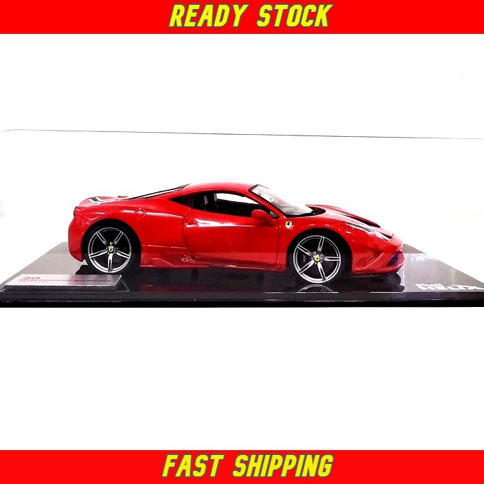 Bburago Shell Official Limited 1:18 Ferrari 458 Speciale Sports Car ...