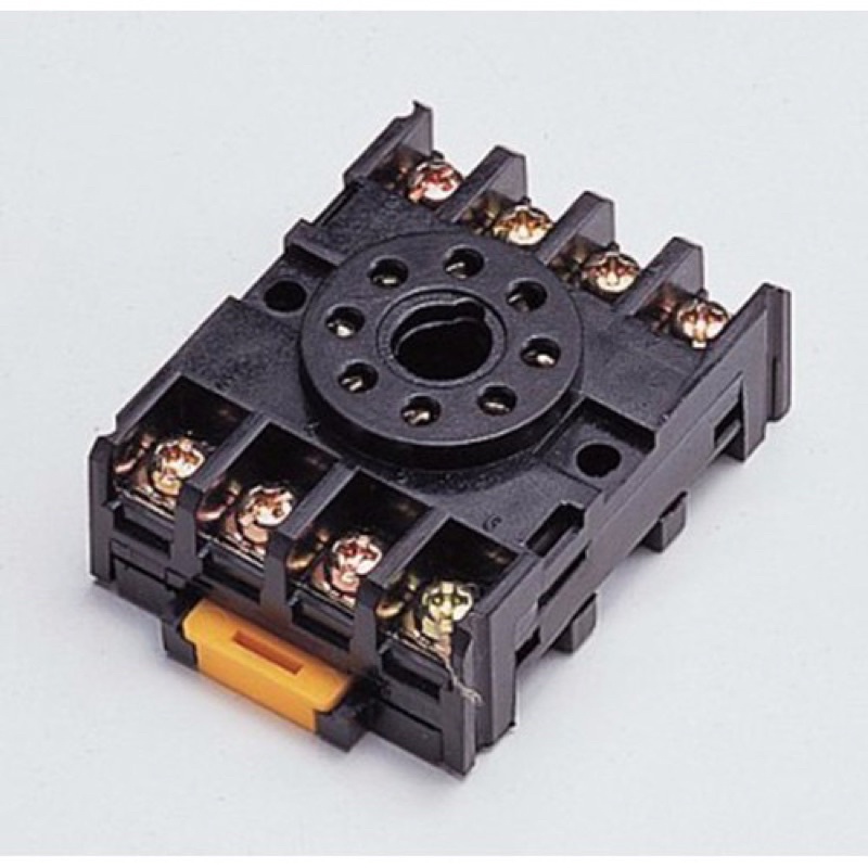 Round 8-pin relay base - Timer CKC - Versatile - Durable over time ...