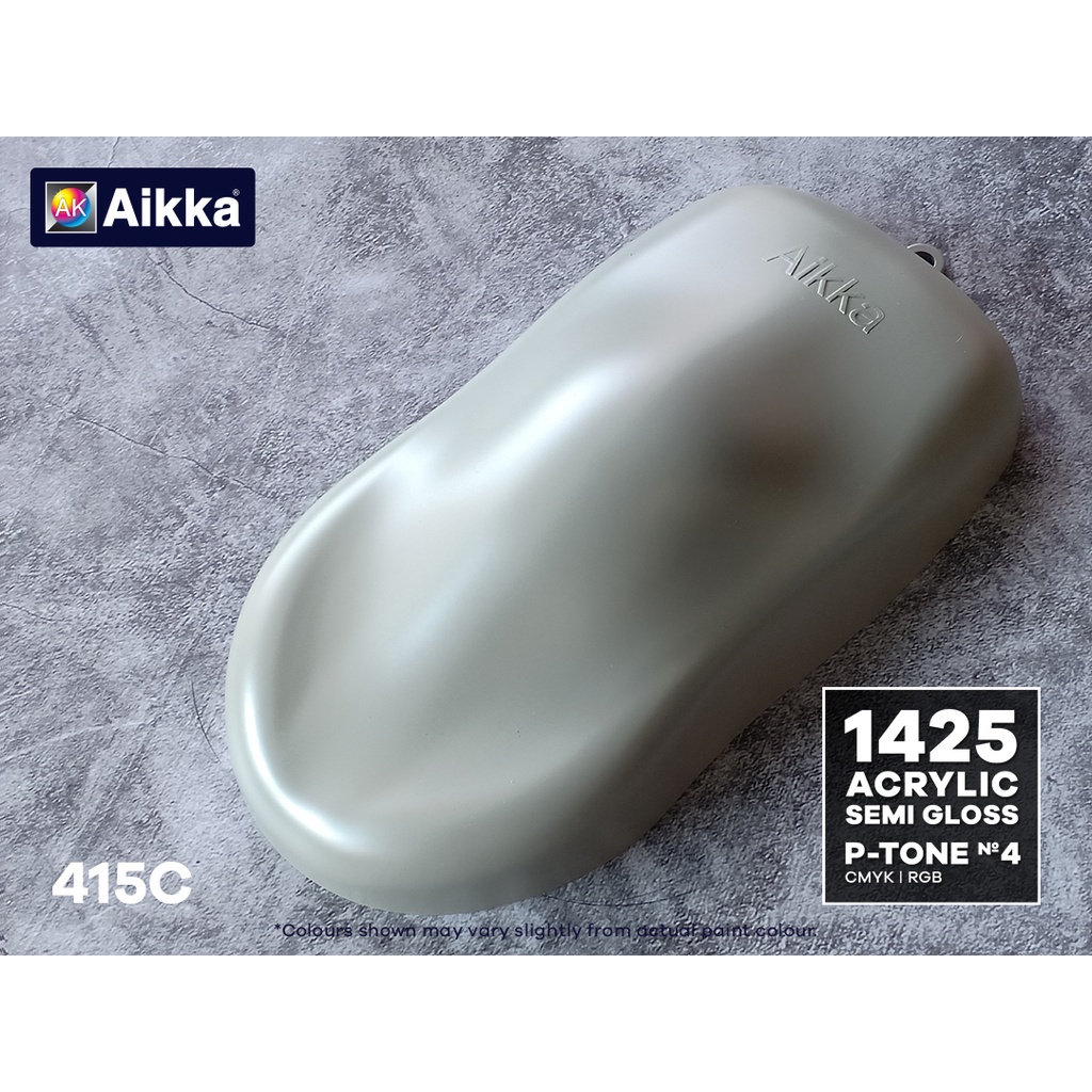 AIKKA Paint PANTONE Colour 415C / 1425 ACRYLIC SEMI GLOSS PAINT ...