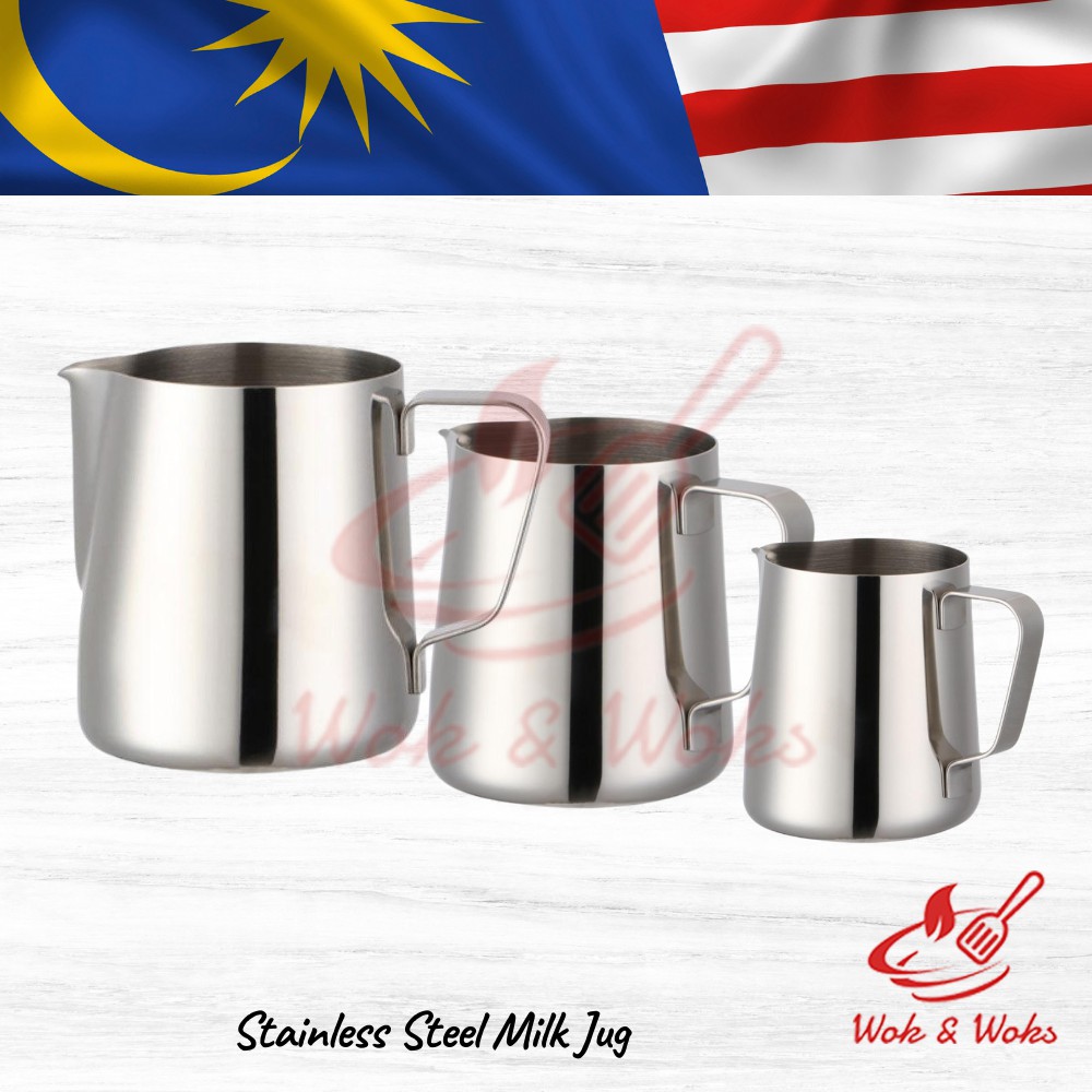 TOFFI Brand Stainless Steel Milk Jug / Jug Susu Keluli Jenama TOFFI ...