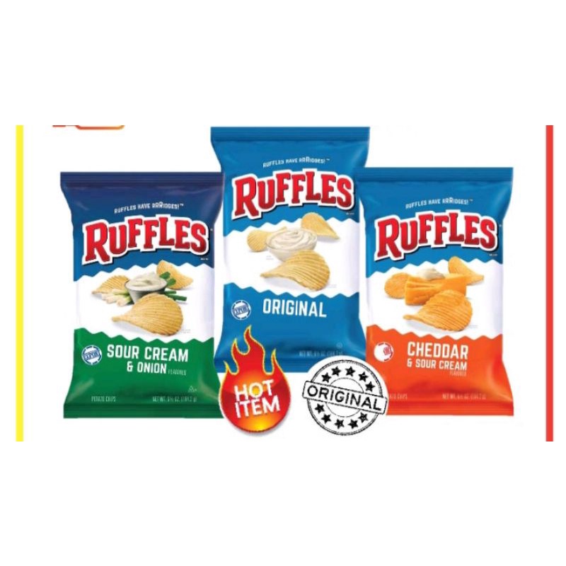Ruffles Potato Chips 184g(Export) | Shopee Malaysia