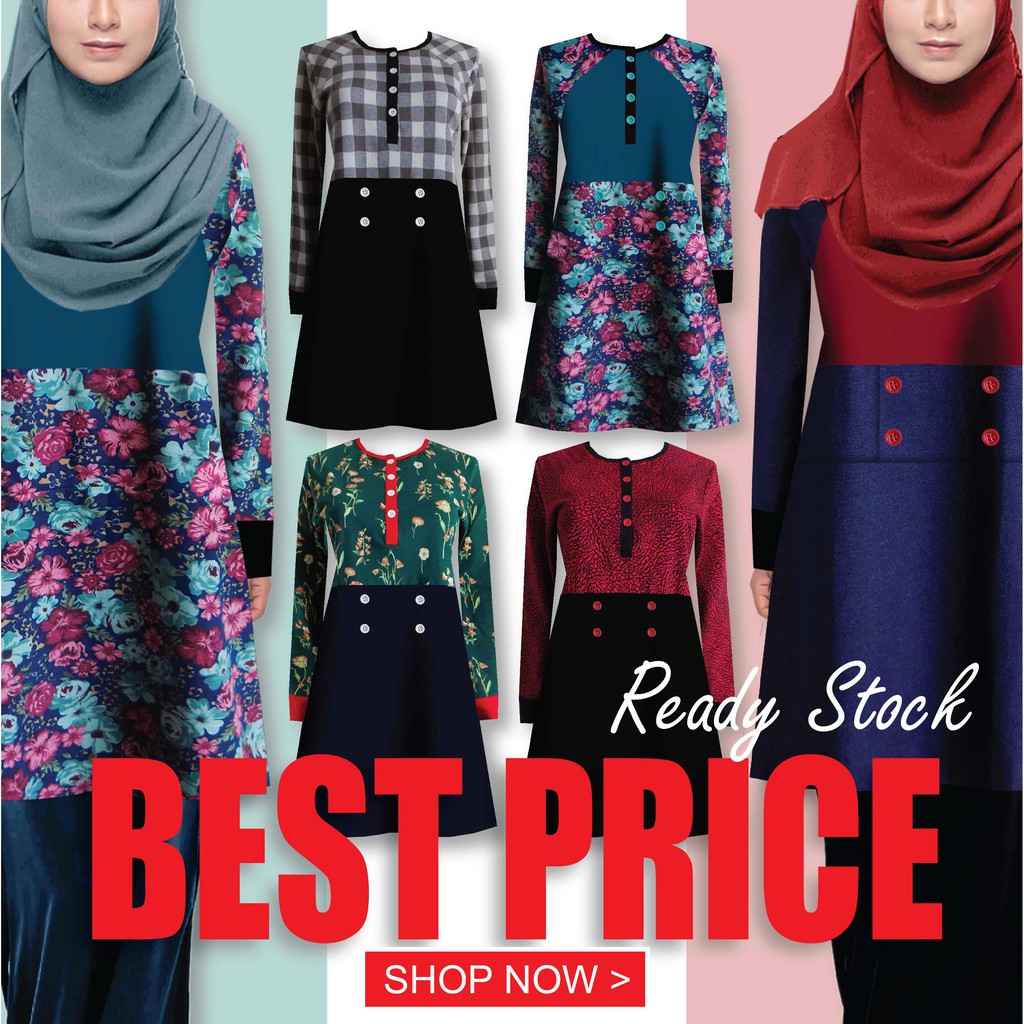 🔥 HOT SALE 🔥 Baju Muslimah Cotton / Baju Labuh / T-shirt Muslimah ...