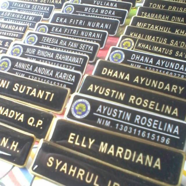 Chest name / name tag safety pin | Shopee Malaysia