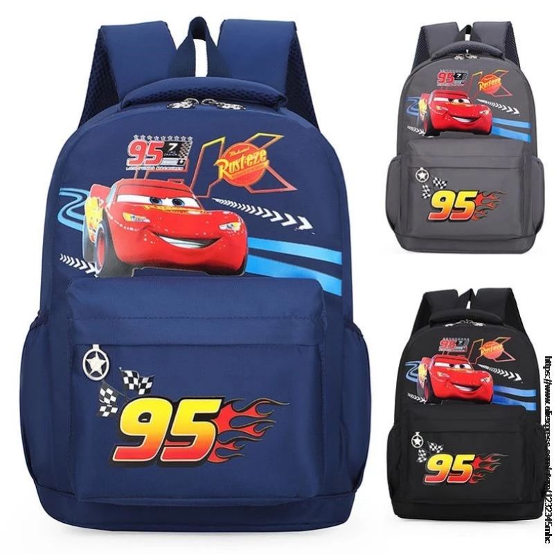 Js_ CARTOON CAR School Bag 95 Boys/Girl Kindergarten/SD Boys School Bag ...