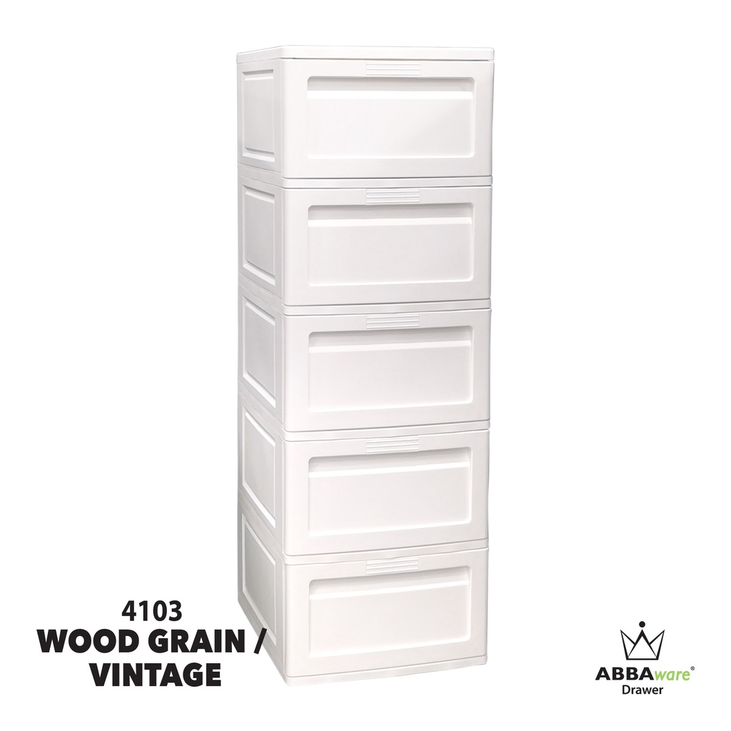 Tier Drawer Cabinet Abbaware 5 Tier /Plastic Drawer/Laci Simpanan ...