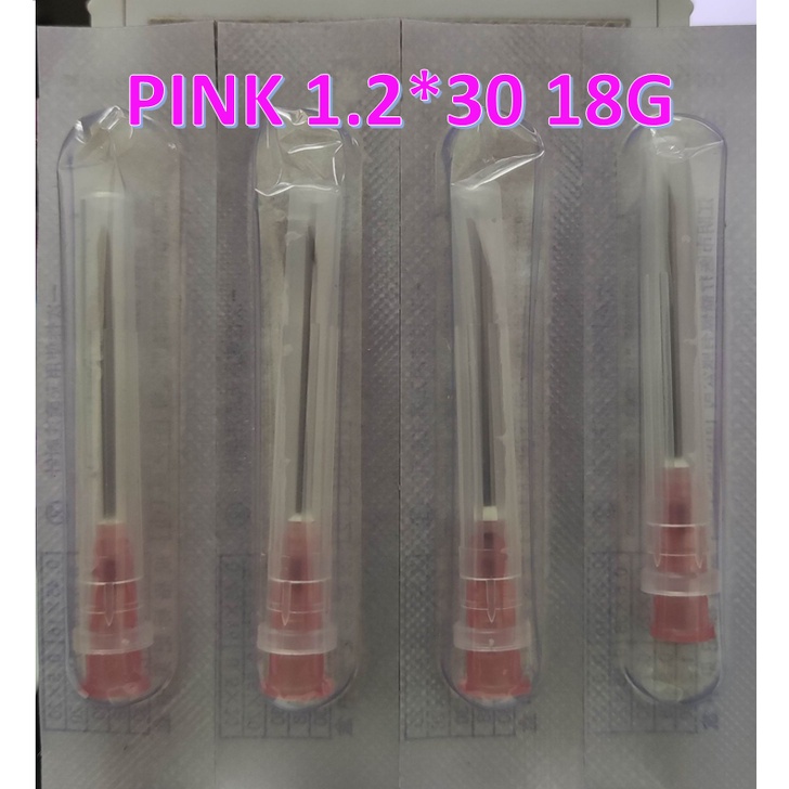 Jarum Picagari Disposable Needle Syringe Printer Ink 16G / 18G / 20G / 21G / 22G / 23G / 24G ...