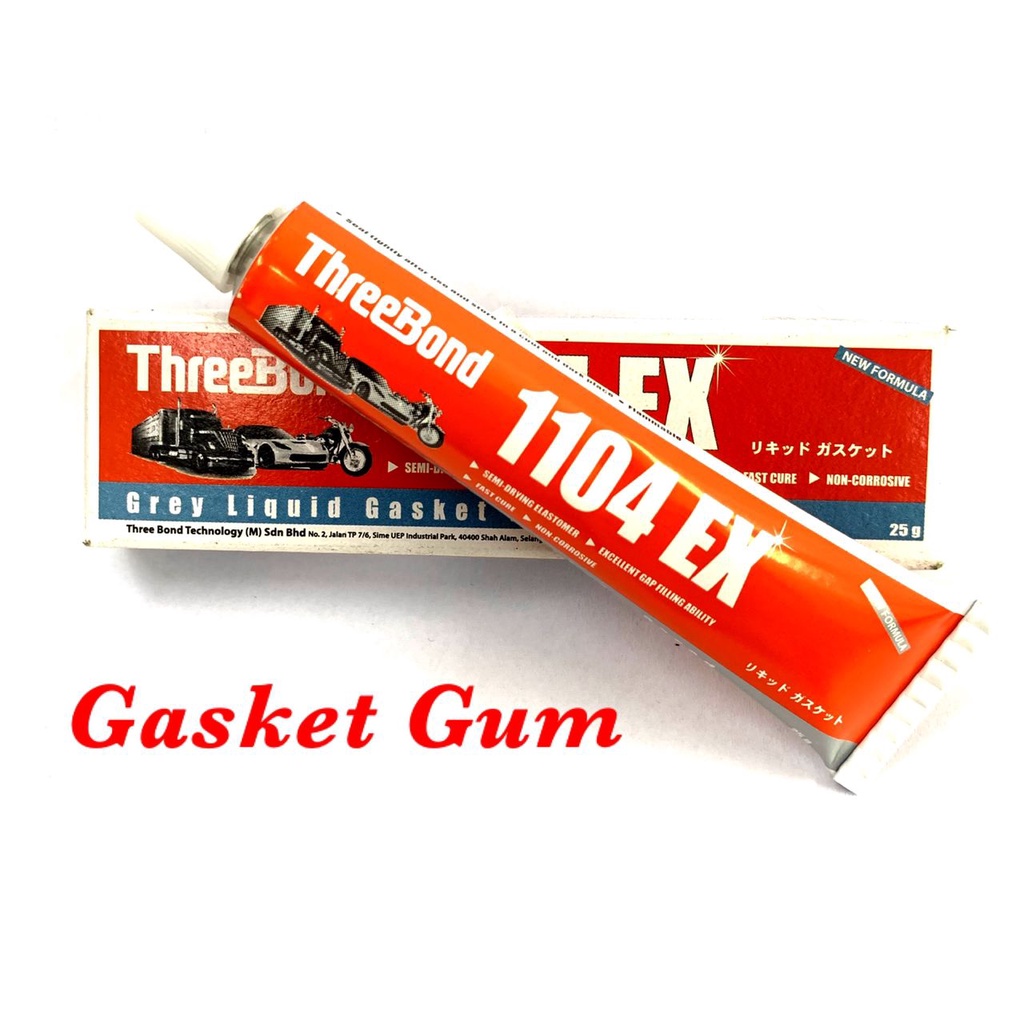 Original ThreeBond Liquid Gum Gasket Rubber 1104 Ex 25G | Shopee Malaysia
