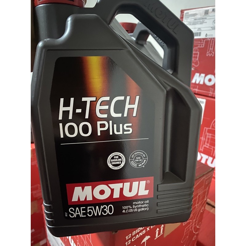 MOTUL H-TECH 100 PLUS 5W30 4L FULLY GASOLINE AND DIESEL ENGINE OIL ...