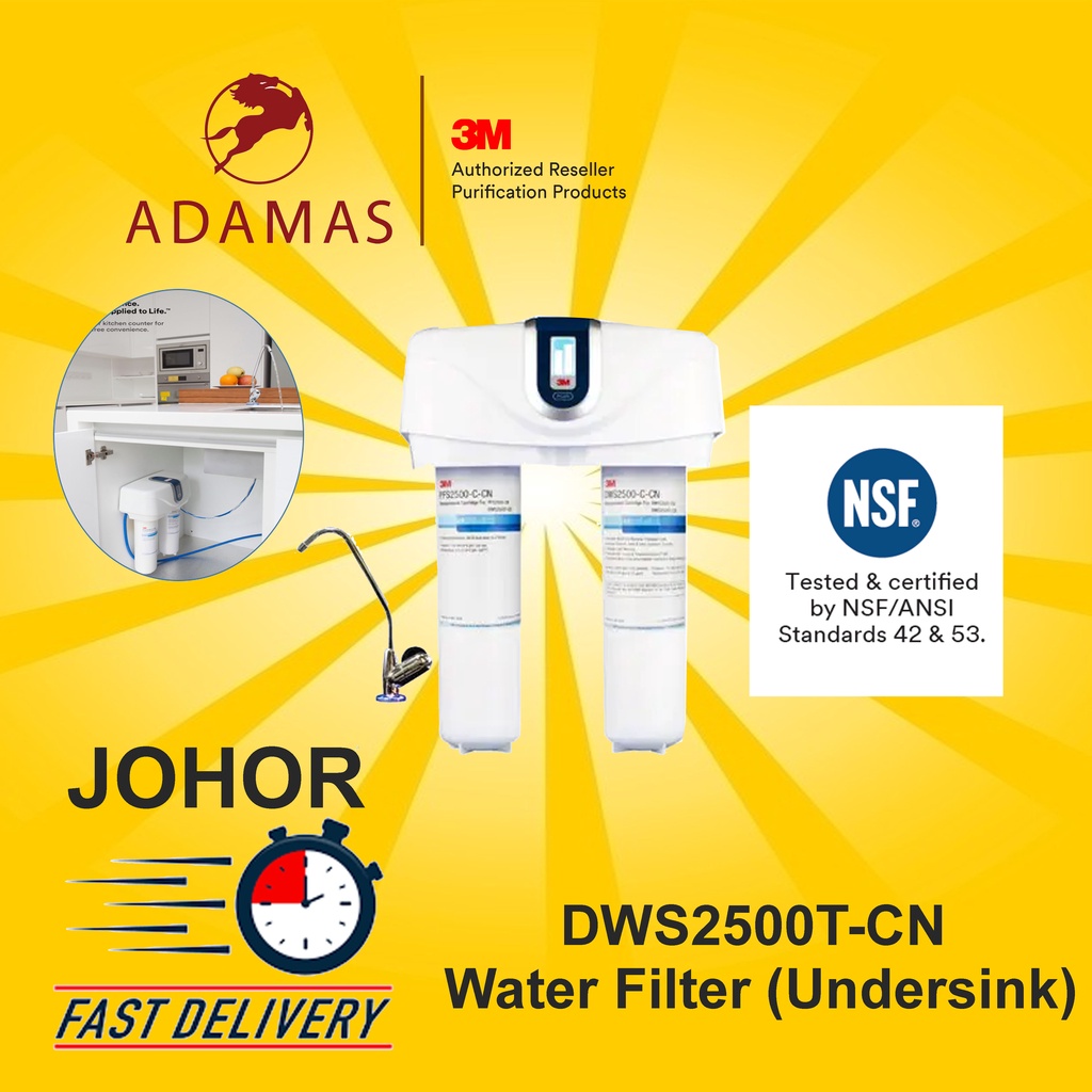 3M™ Drinking Water Filter System (Undersink) DWS2500T-CN | Shopee Malaysia