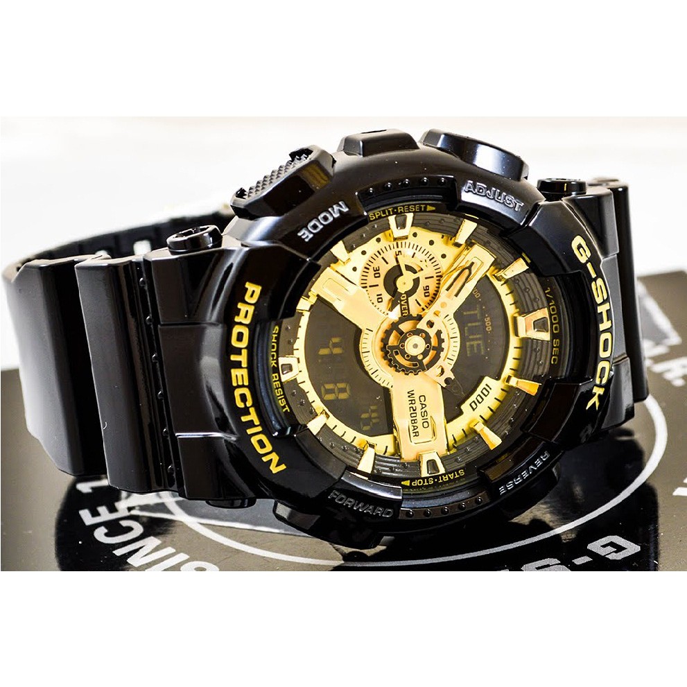 Watch - Casio G SHOCK GA110GB BLACK GOLD - ORIGINAL | Shopee Malaysia