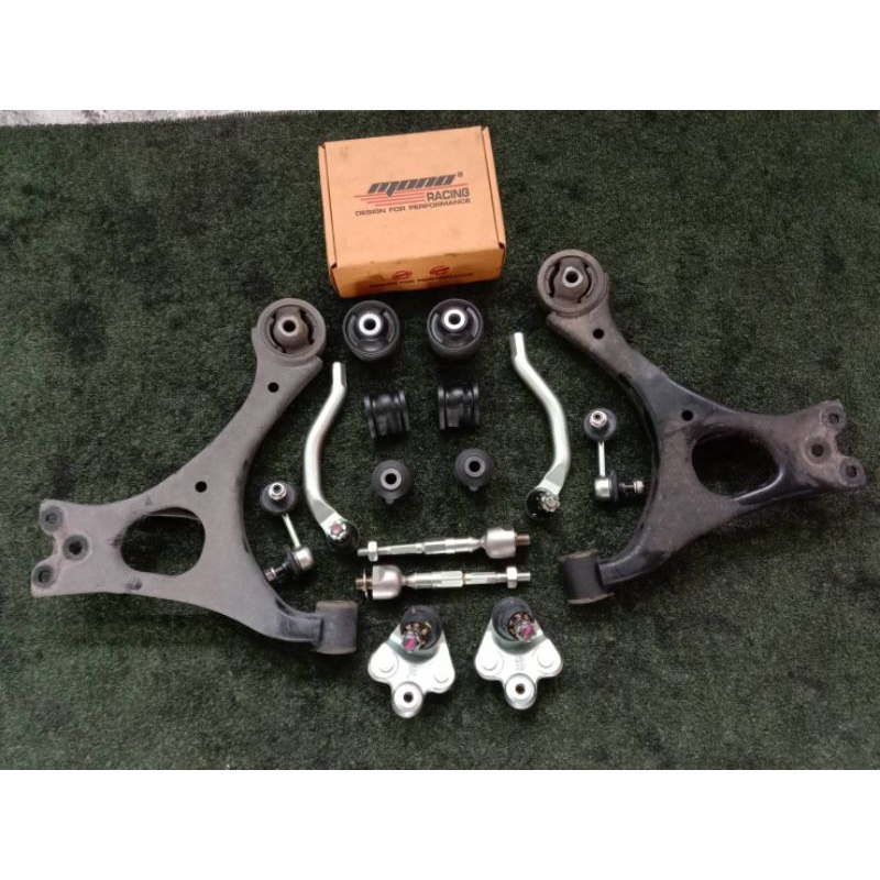 FD 1.8 Natural Rubber Front Wing Bushing Set + Complete Ball Joint (1 ...