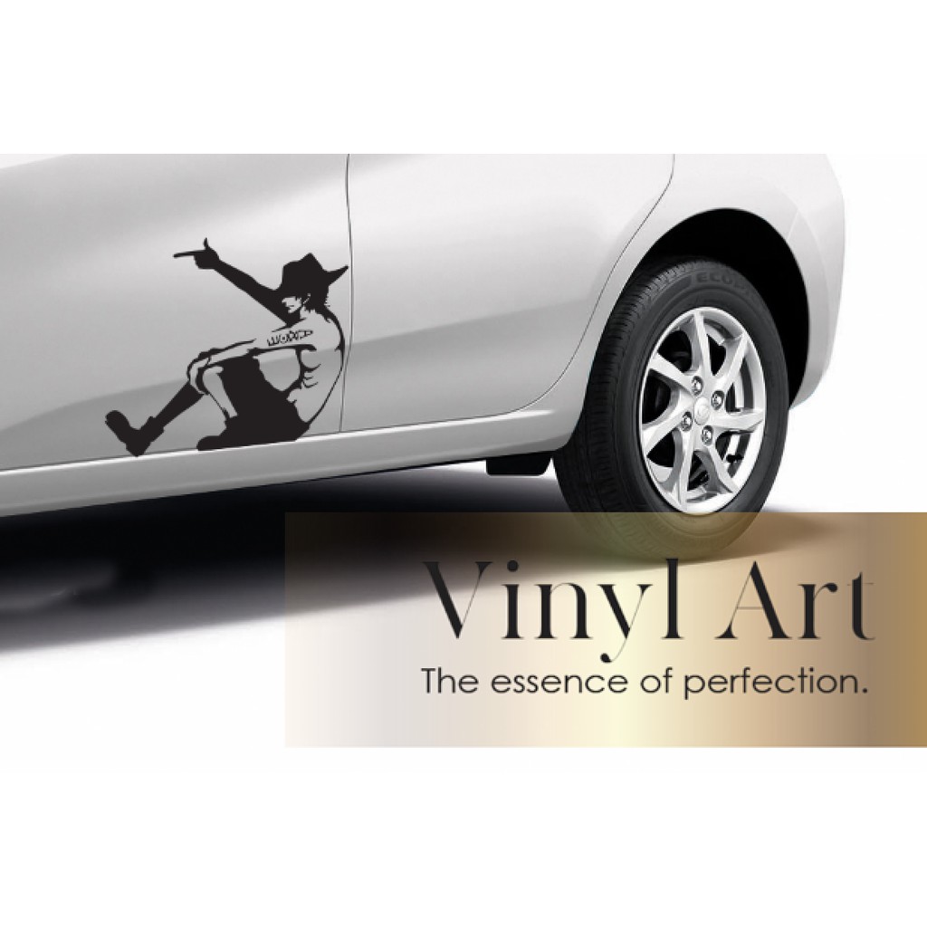 Vinyl_Art One piece Ace, Car stickers, Car decal. Perodua, Proton ...