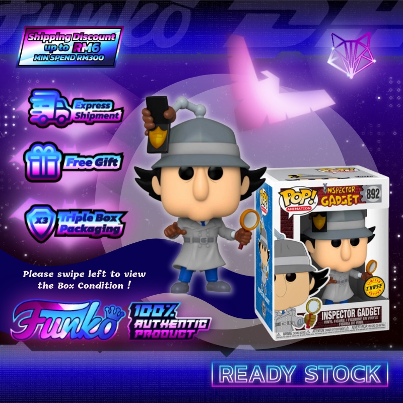 🦊[ READY STOCK ]🦊 Funko POP ! TV Disney Inspector Gadget Chase | Shopee ...