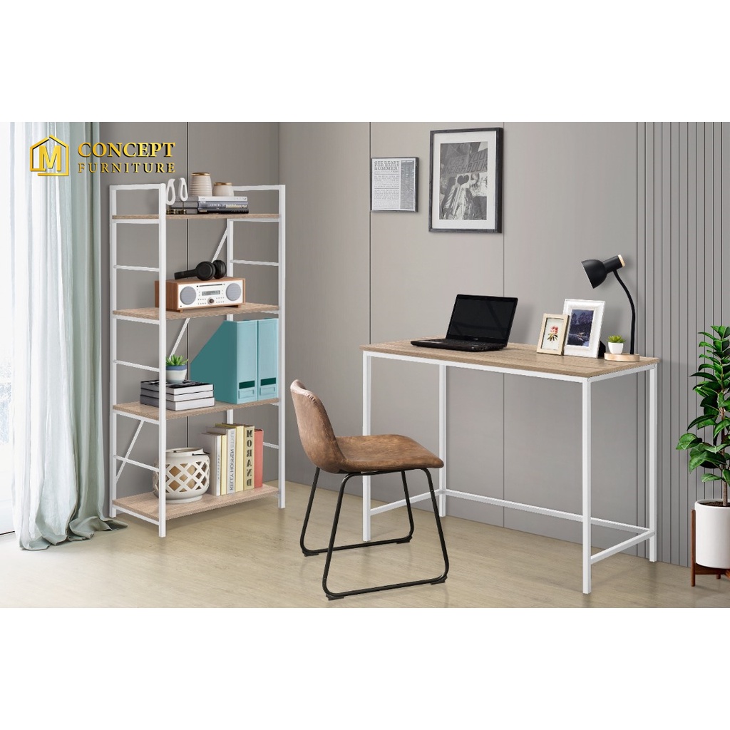 M Concept Series (Set of 2) Study Desk + Book Rack /Multifunction ...