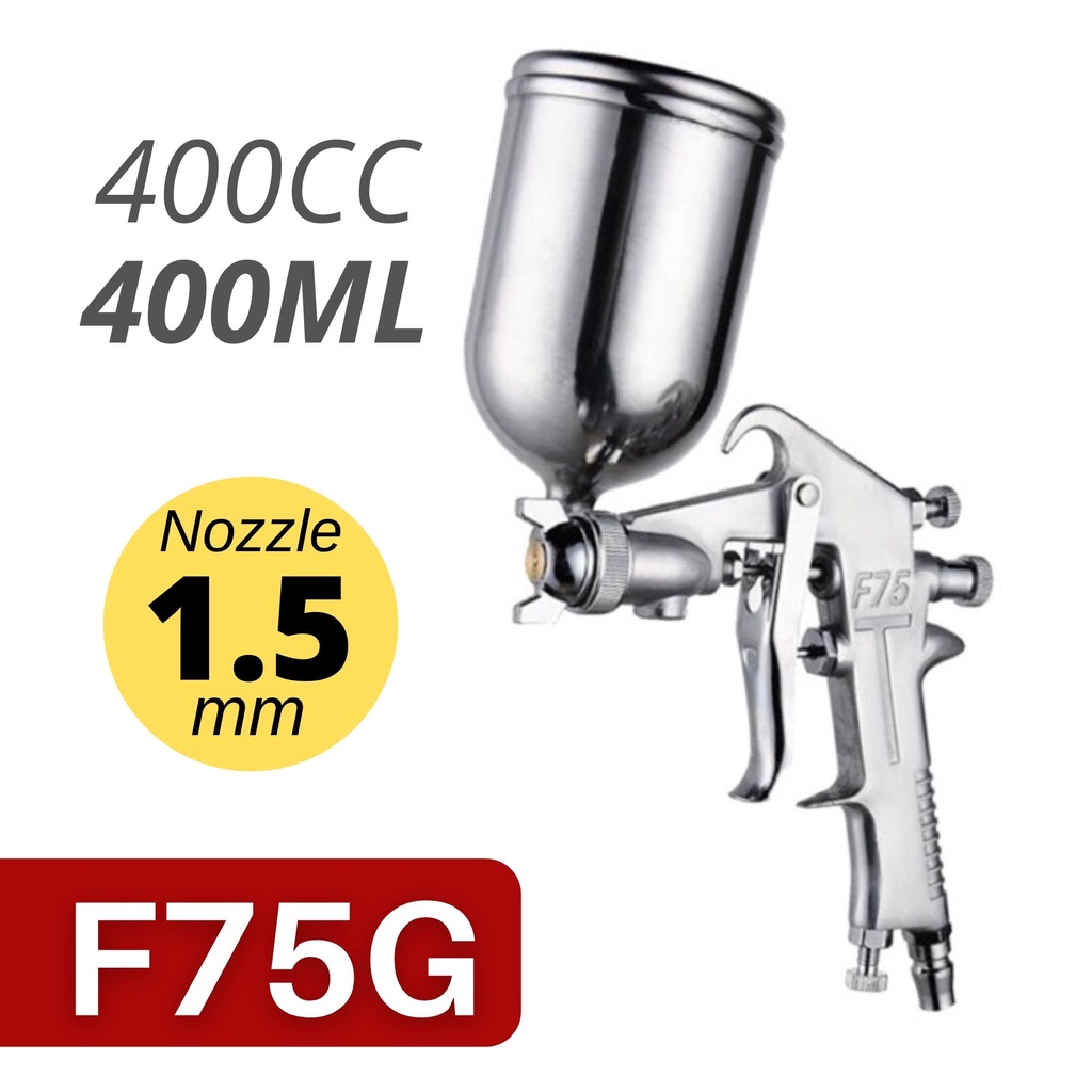 OPTIMUS F-75 Paint Air Spray Gun 1.5mm Nozzle ( F75 / F75G / 4001 / H ...