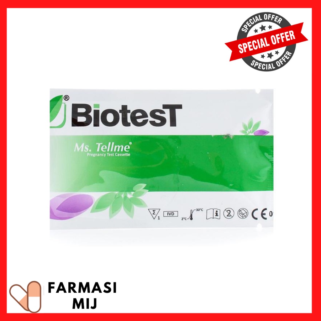 BIOTEST PREGNANCY TEST CASSETTE KIT ( SET KIT UJIAN KEHAMILAN ...
