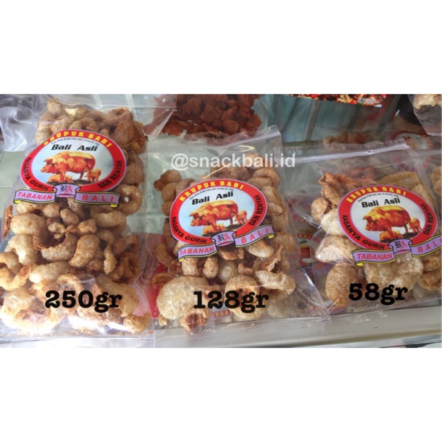 Original Bali Pig Crackers 128gr | Shopee Malaysia