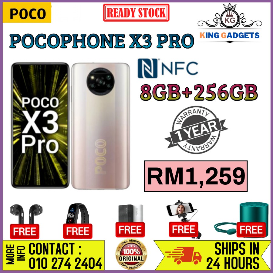 XIAOMI POCOPHONE X3 PRO [8GB + 256GB] / X3 NFC [6GB + 128GB] 🔥100% ...