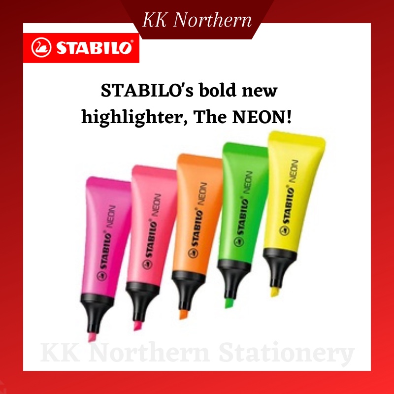 Stabilo Neon Highlighters Pen Set/ Stabilo Highlighter 2mm/5mm ...