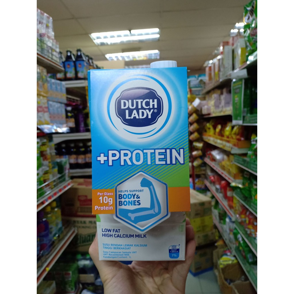 Dutch Lady Low Fat High Calcium High Protein Fresh Milk 1 litre | Shopee Malaysia