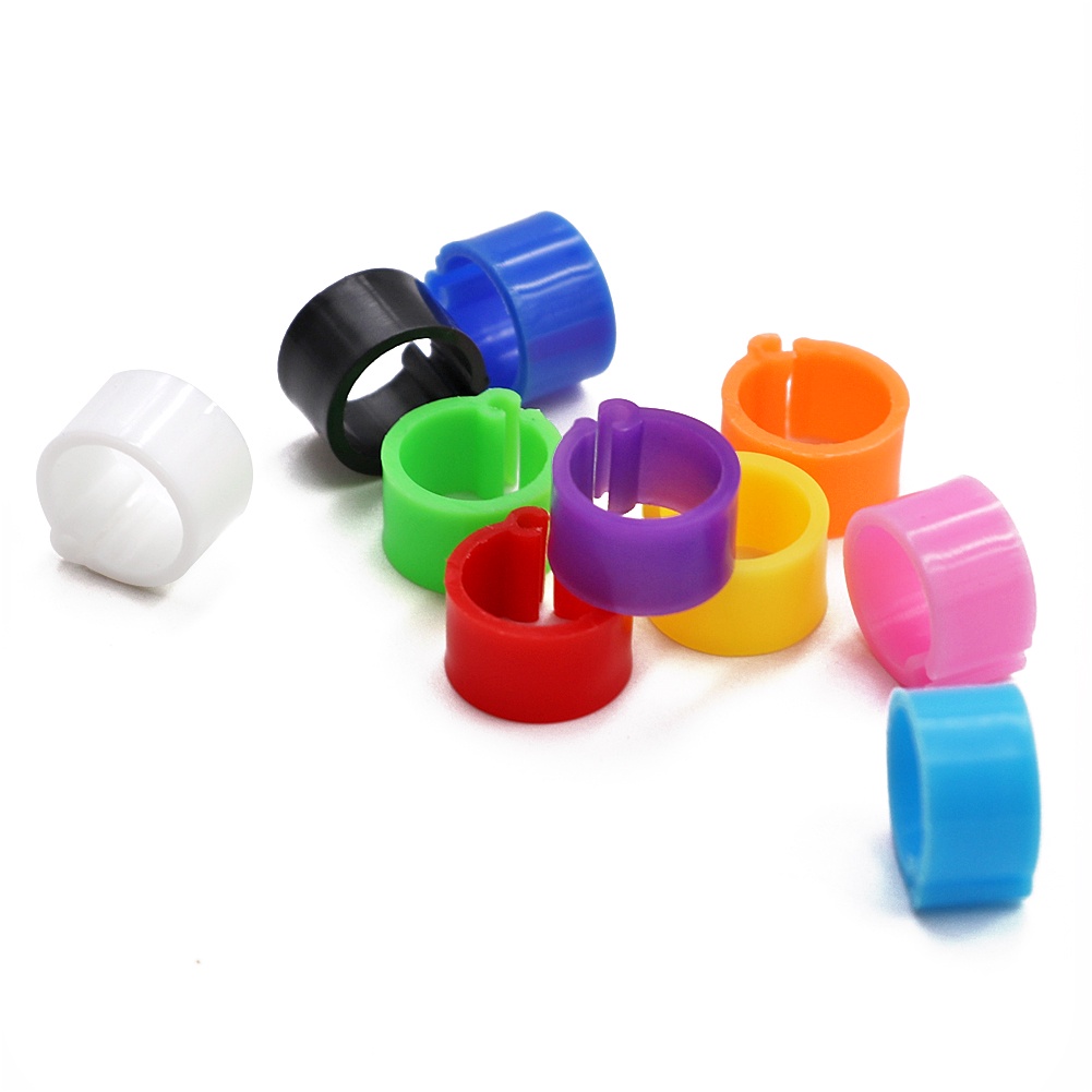 🔥Ready stock🔥100 Pcs Bird Pigeon Foot Rings 8mm Bayonet Identification ...