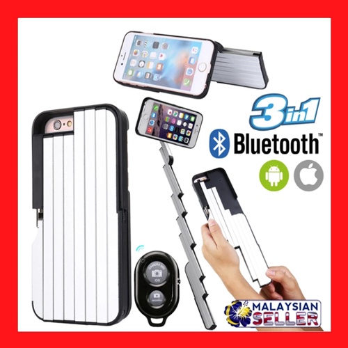 3 in 1 Extendable Protective Smartphone Case, Selfie Stick & Phone ...