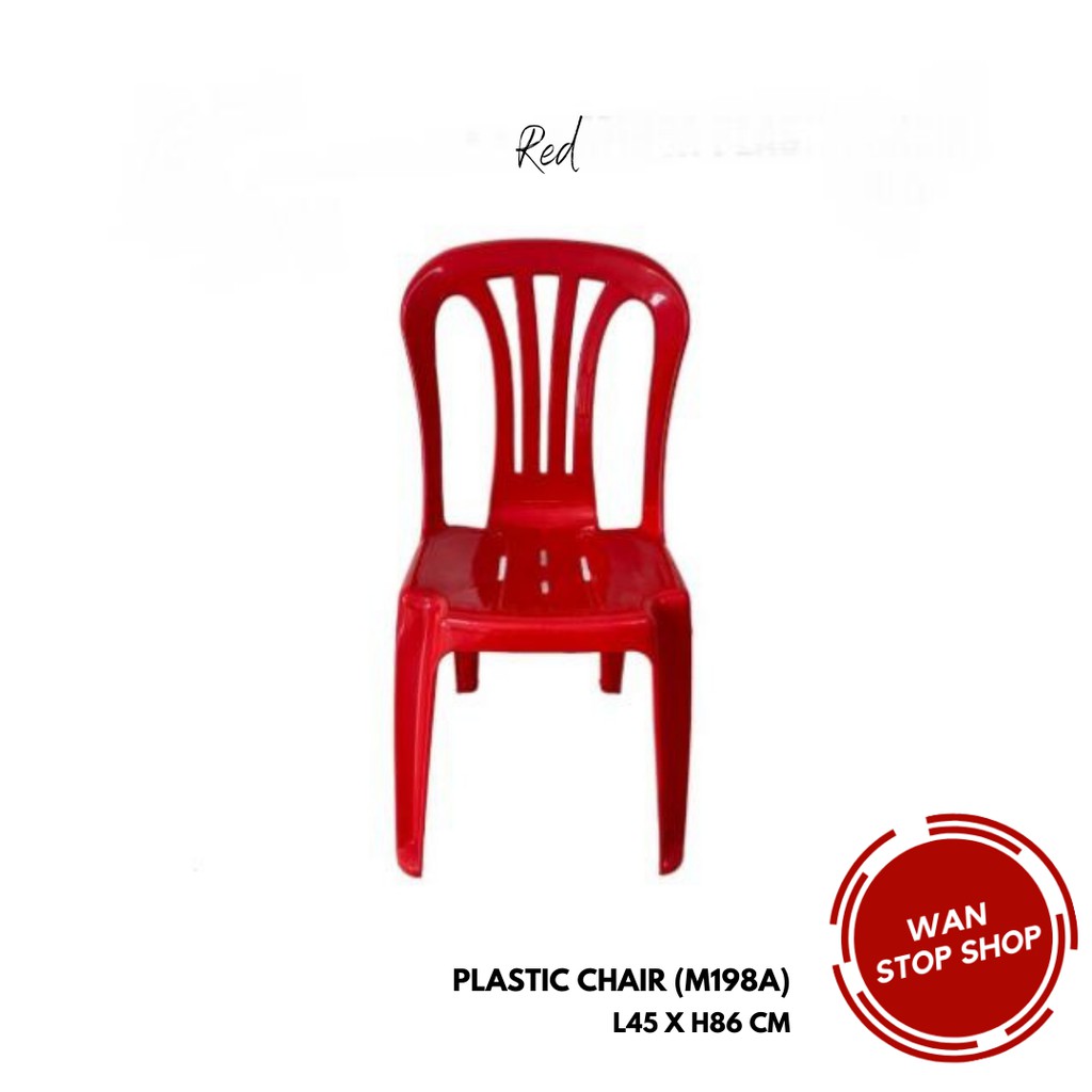 Plastic Chair 3 Years Warranty Kerusi Plastik Dining Chair Cafe Chair ...