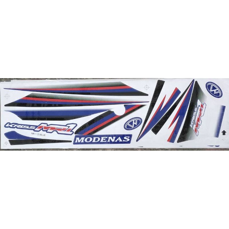 MODENAS KRISS MR1 (2) BODY STICKER | Shopee Malaysia