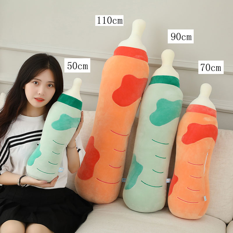 4 Sizes Stuffed Animal Green Orange Botol Susu Feeding Nursing Bottle ...