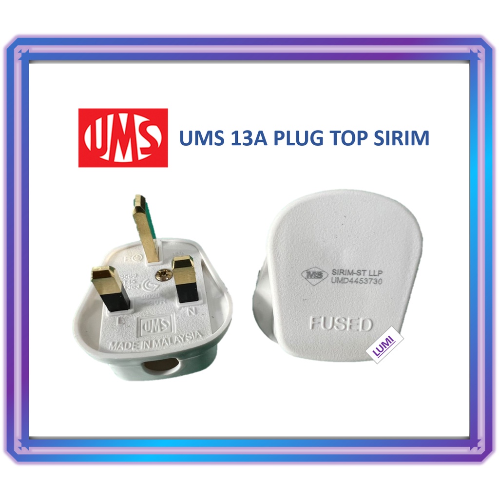 UMS 13A Plug Top Sirim | Shopee Malaysia