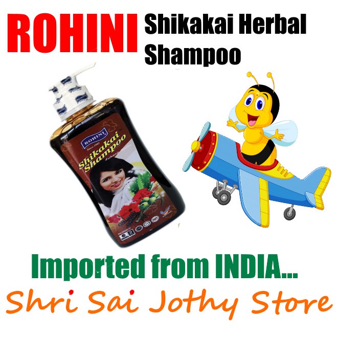 Rohini Shikakai Shiakai Herbal Shampoo 375ml - Shri Sai Jothy Store ...
