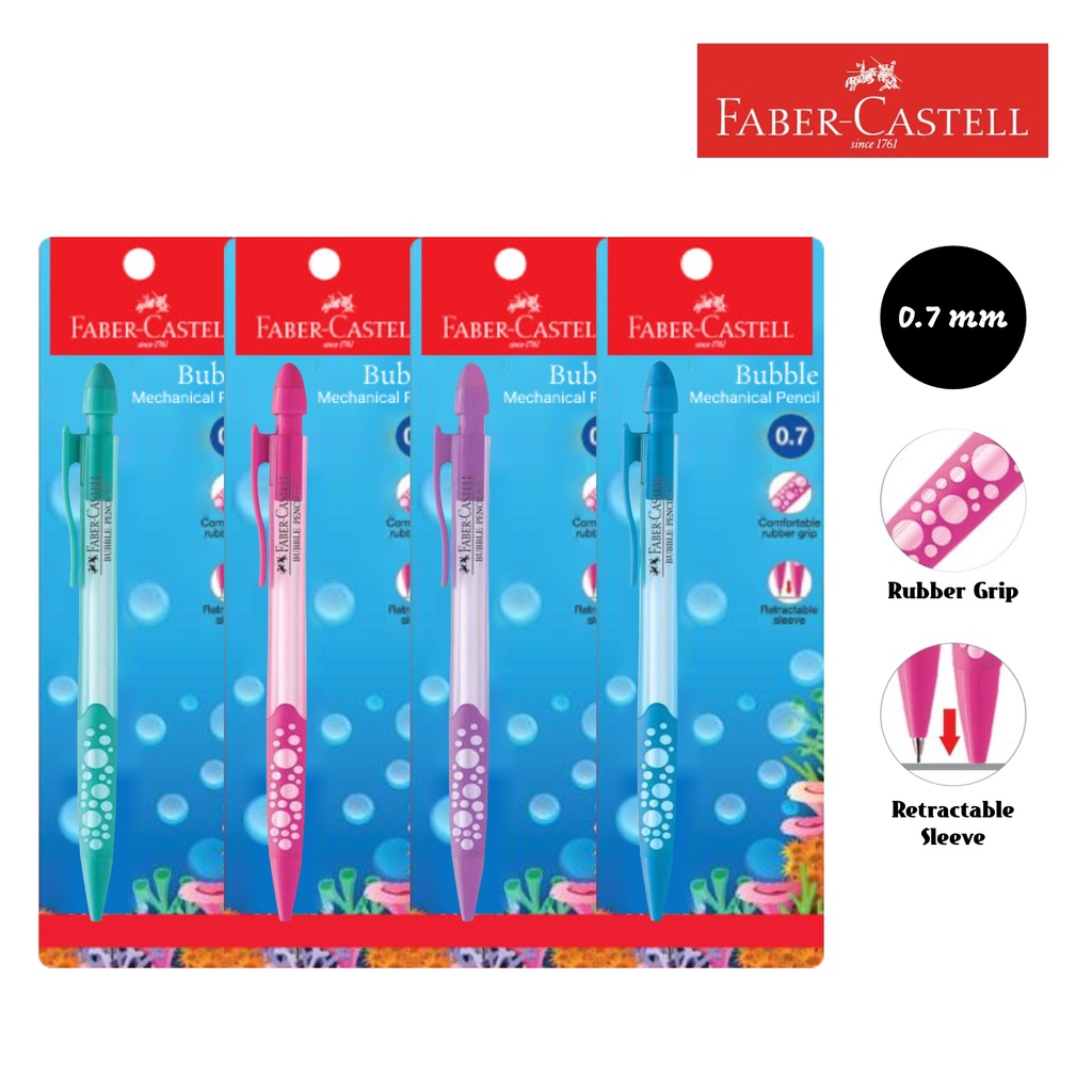 Faber-Castell | Mechanical Pencil | Bubble Mechanical Pencil (Tip/Lead ...