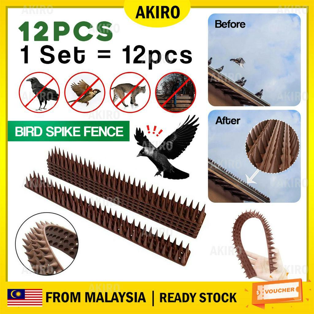 AKIRO 12PCS Plastic Defender Cat Squirrel Theif Animals Repellent Keep ...