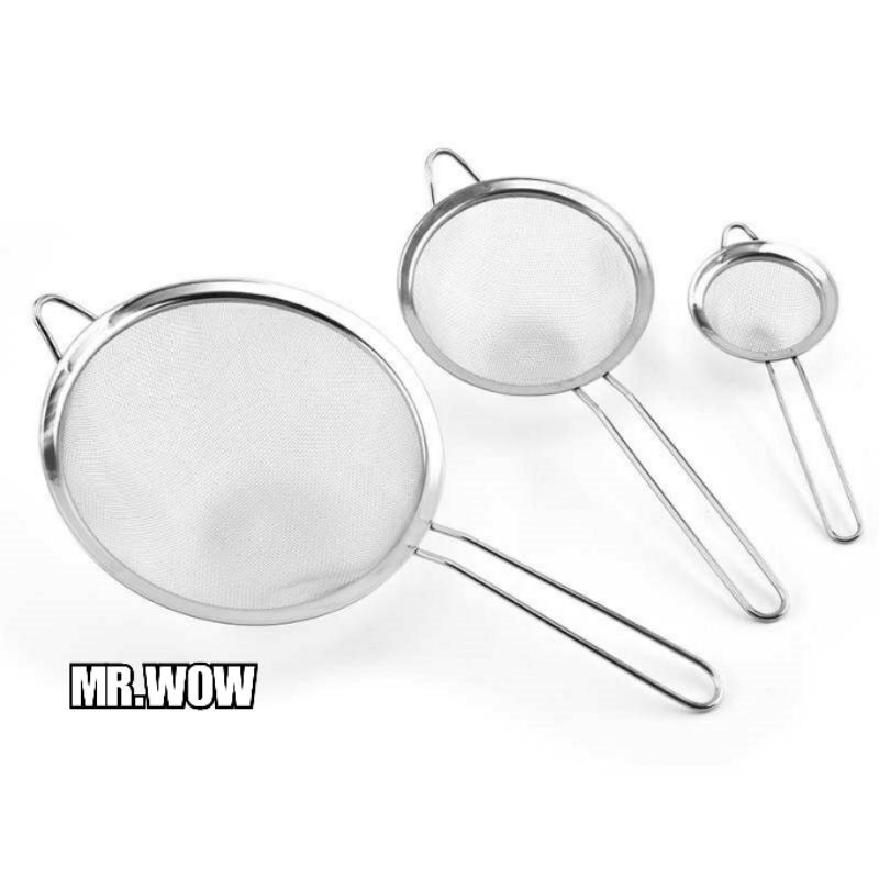 Stainless Steel Kitchen Flour Filter/Powder Colander / Fried Oil ...