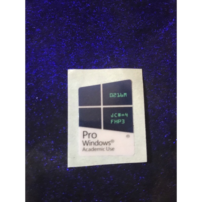 Ms Windows Pro Academic logo Sticker Use | Shopee Malaysia