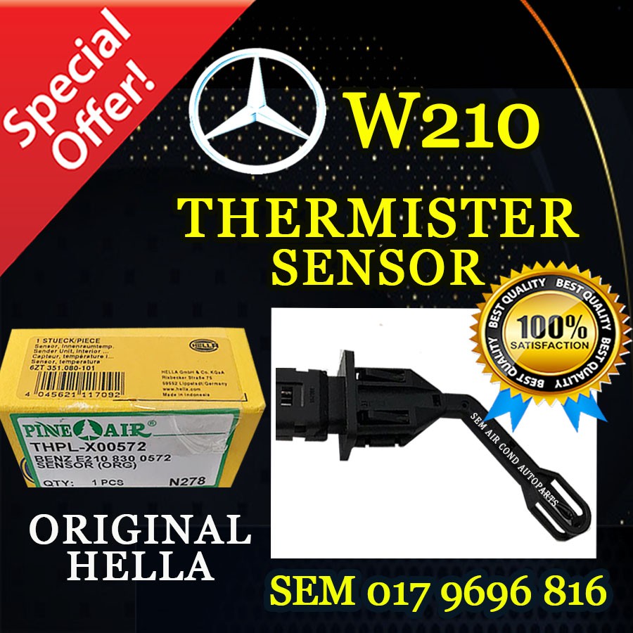MERCEDES-BENZ W210 ORIGINAL HELLA 0572 THERMISTOR/THERMISTER SENSOR ...