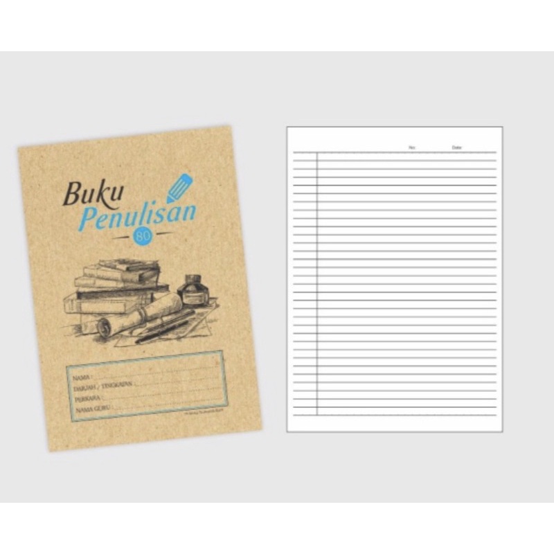 Buku Penulisan (76 muka surat termasuk kulit) | Shopee Malaysia