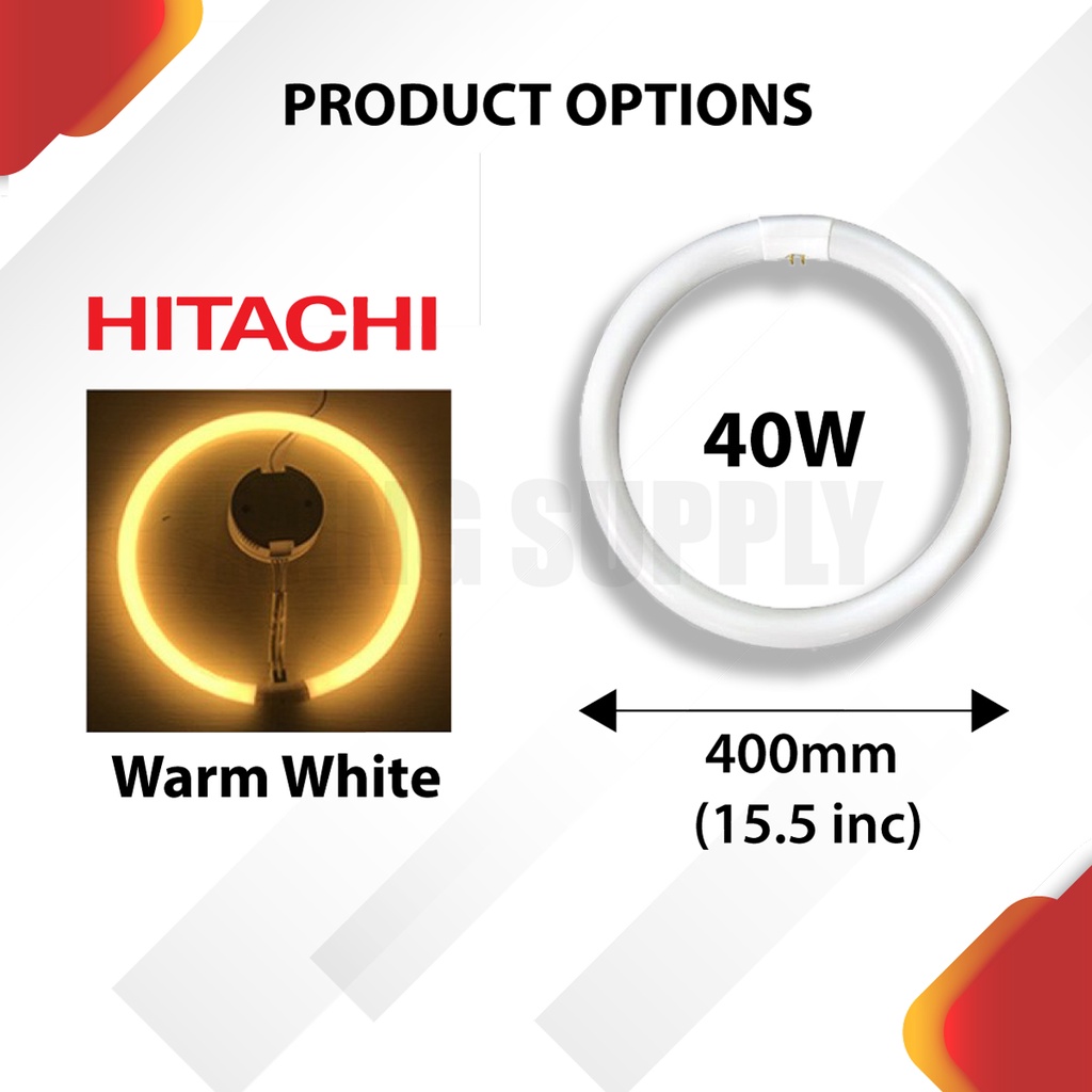 Hitachi T9 Ring Light Circular Fluorescents Tube 40w 32w 22w Ceiling ...