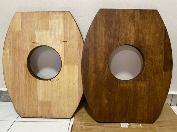 𝐗𝐙 CNC Service Rubber wood Custom cut Kitchen Top Solid wood Autocad ...