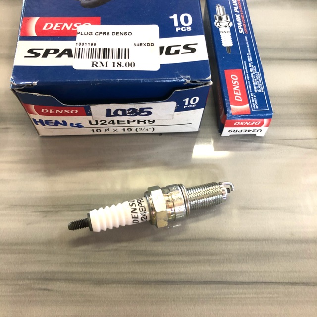 spark plug CPR8 Denso Japan Yamaha Lc135/Honda wave125 | Shopee Malaysia