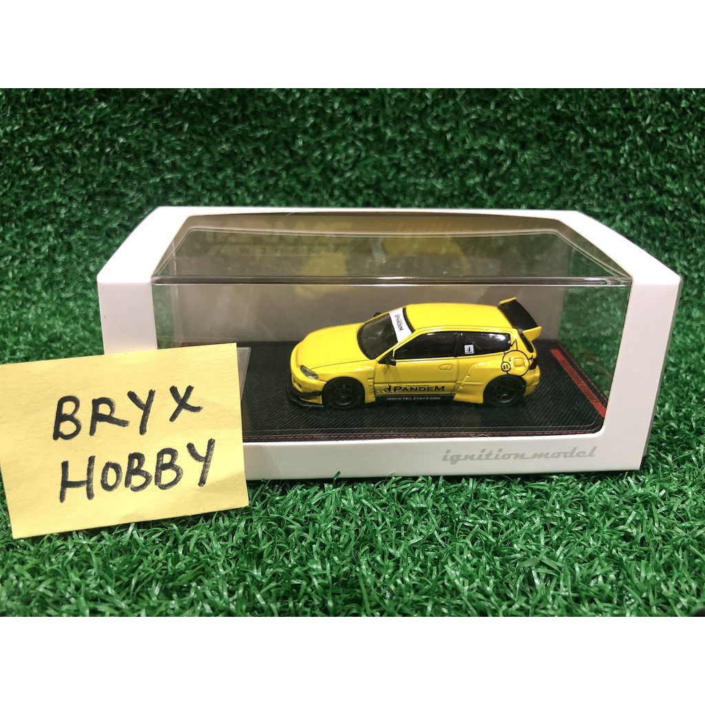 Ignition Model Pandem Honda Civic EG6 #IG1416 Yellow (1:64) | Shopee ...
