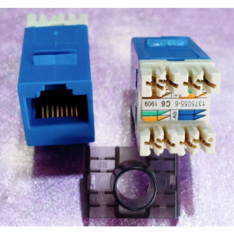 *READY STOCK*NEW MODEL COMMSCOPE AMP® GENUINE SINGLE/1 PORT/ 1GANG ...