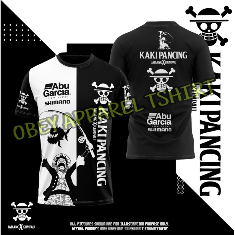 Kaki Pancing X OnePiece Blackout Sublimation Tshirt | Baju Memancing ...